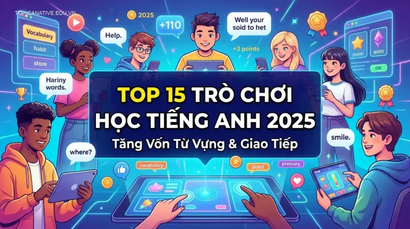 Top 15 Trò Chơi Học Tiếng Anh 2025: Tăng Vốn Từ Vựng & Giao Tiếp ...